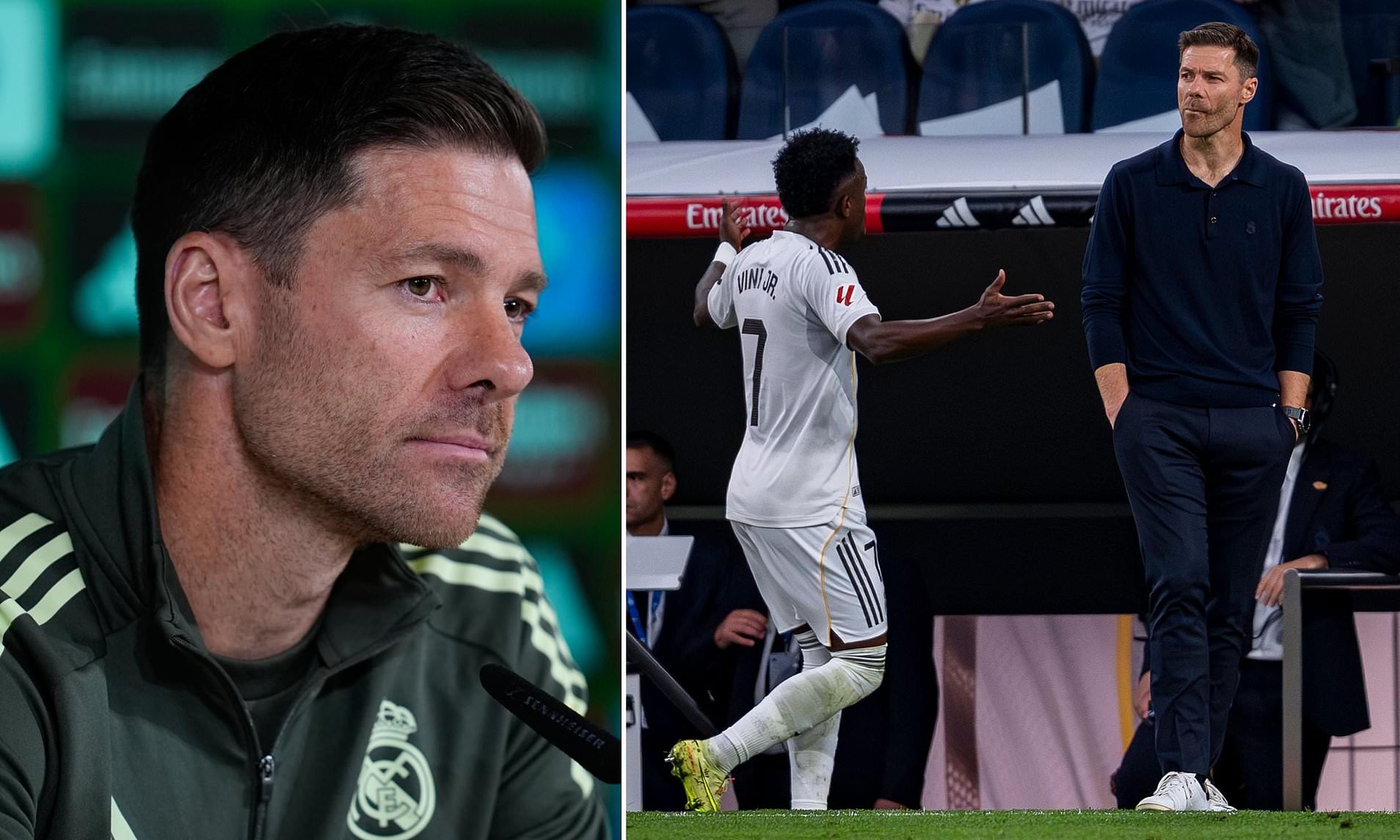 Xabi Alonso breaks silence on being left out of Vinicius Jr's apology ...