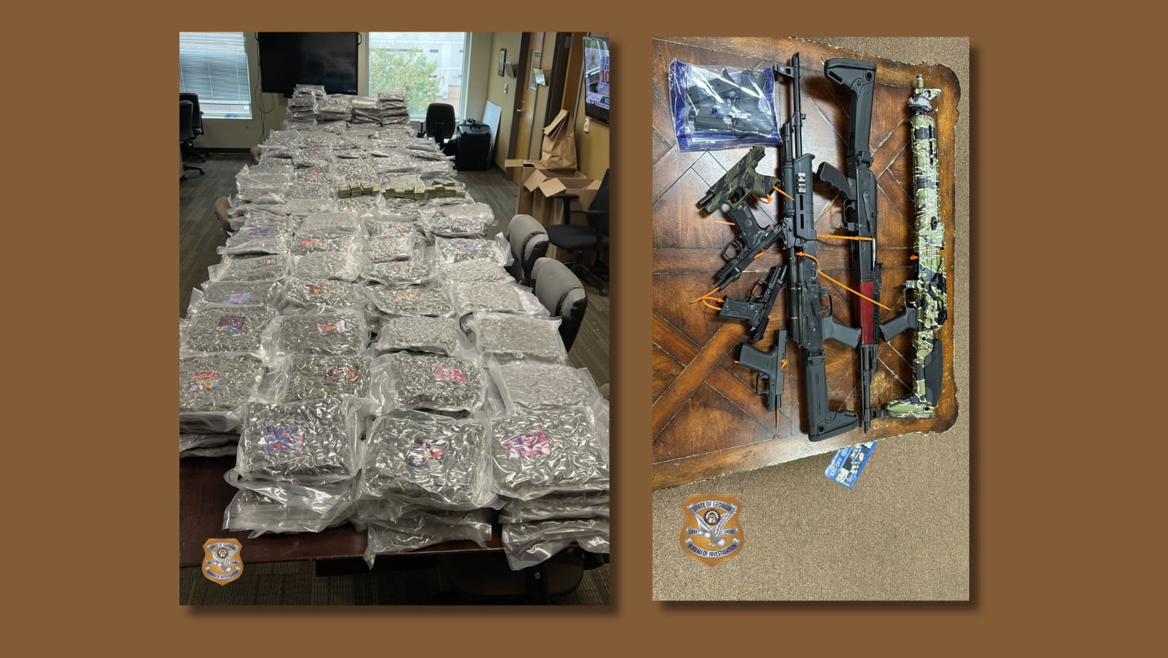 500 pounds of marijuana, 9 guns seized in series of metro Atlanta drug ...