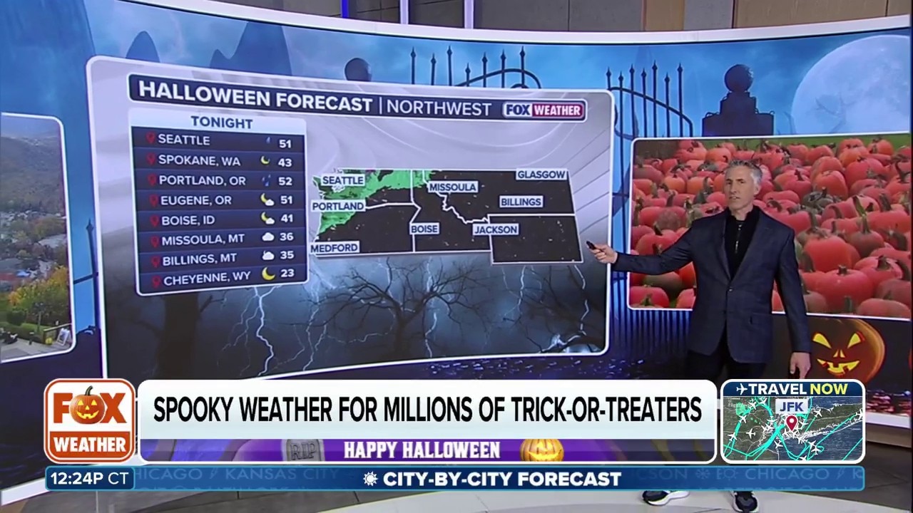 Spooky weather expected for millions of trick-or-treaters