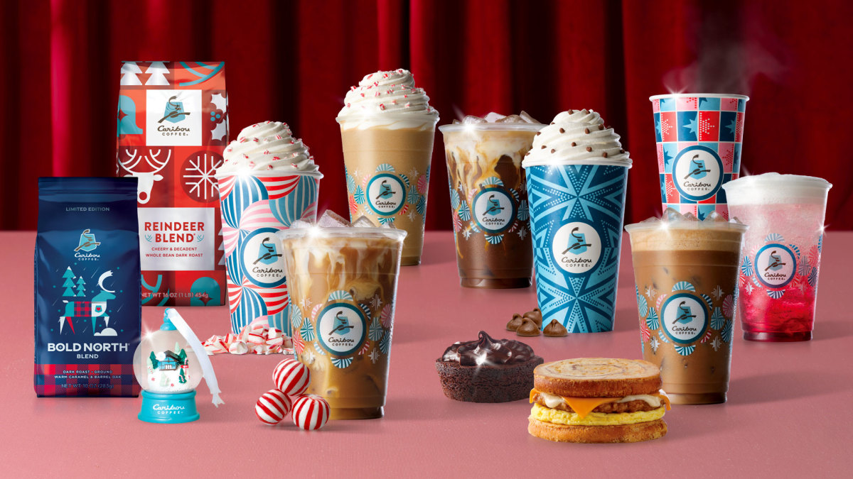 Caribou Coffee will roll out its holiday drinks this weekend