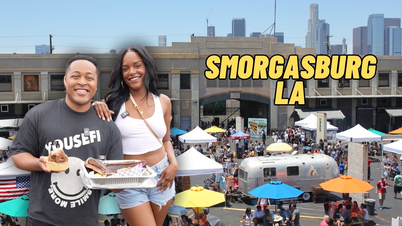 Everything I ate at LA's largest food market