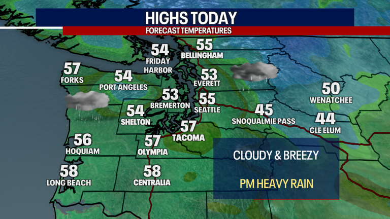 Seattle weather: A stormy Halloween night as atmospheric river arrives