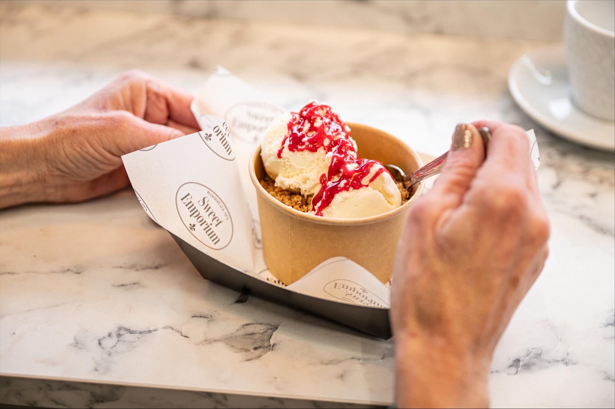 Foodies should head for Woodhall's new crumble and custard corner for ...
