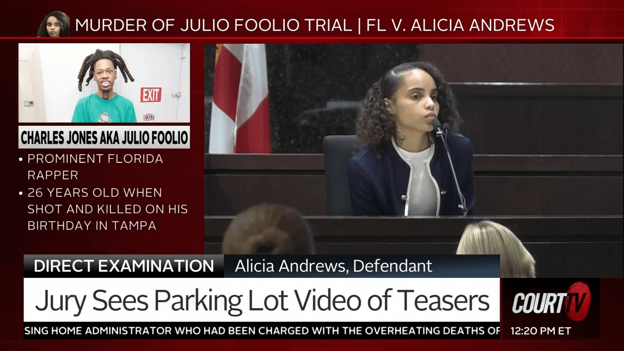 Alicia Andrews Says She Knew Nothing of Julio Foolio Murder Plot