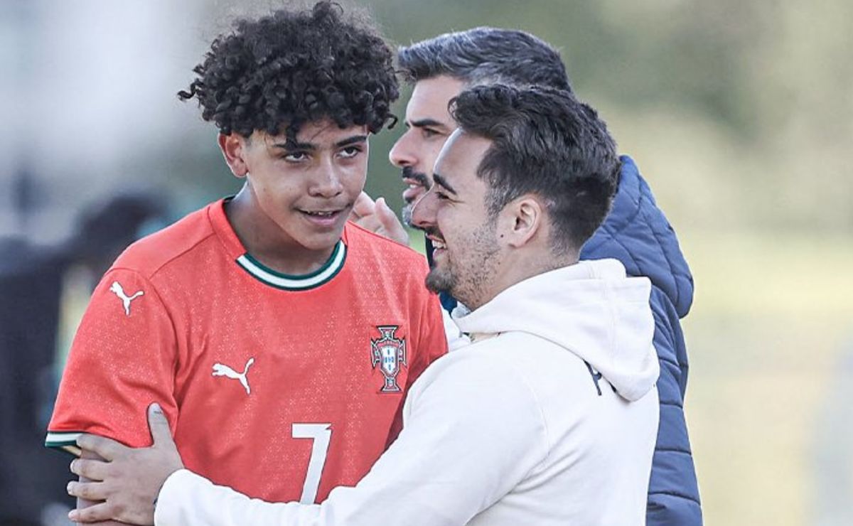 Next generation Ronaldo steps onto international stage as Cristiano Jr ...
