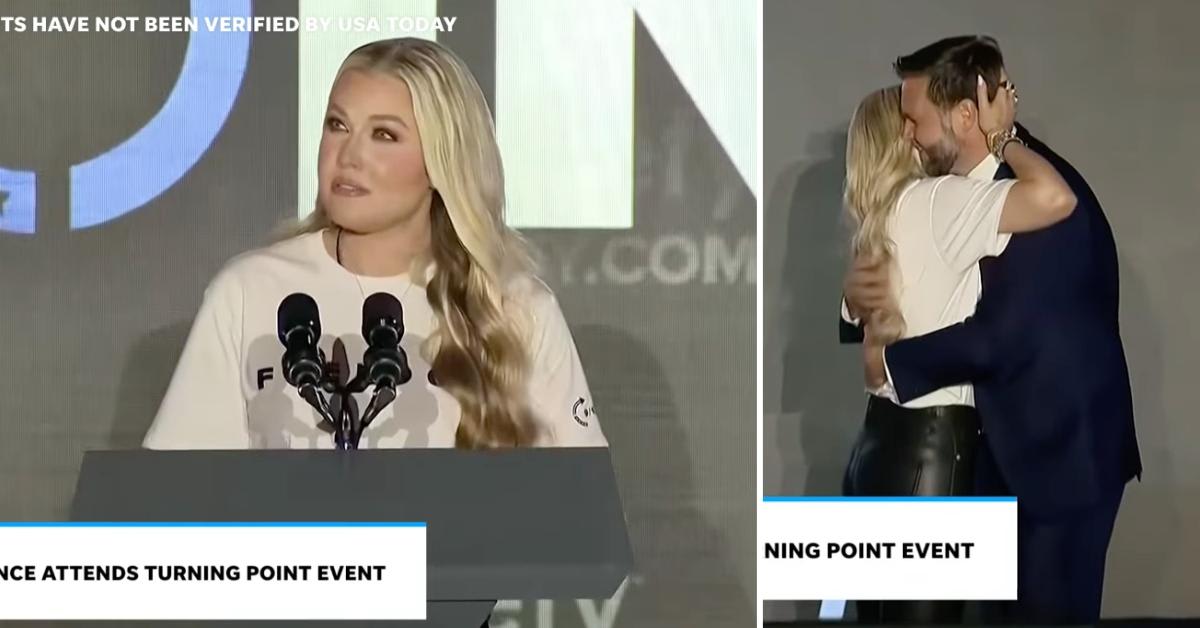 Charlie Kirk's Widow Erika and J.D. Vance Accused of Being Too Touchy ...
