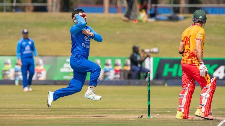ZIM vs AFG: Rashid Khan's superlative 3-fer, Ibrahim Zadran's fifty ...
