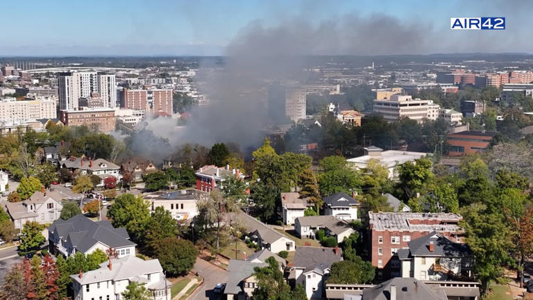 Crews continue to battle Birmingham fire