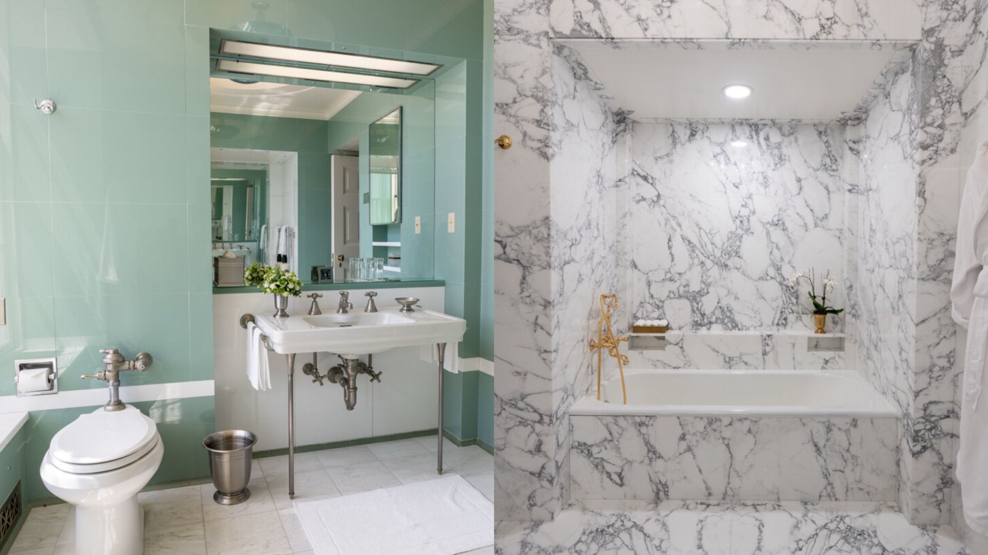 ‘Very appropriate': Trump unveils renovation to the Lincoln bathroom