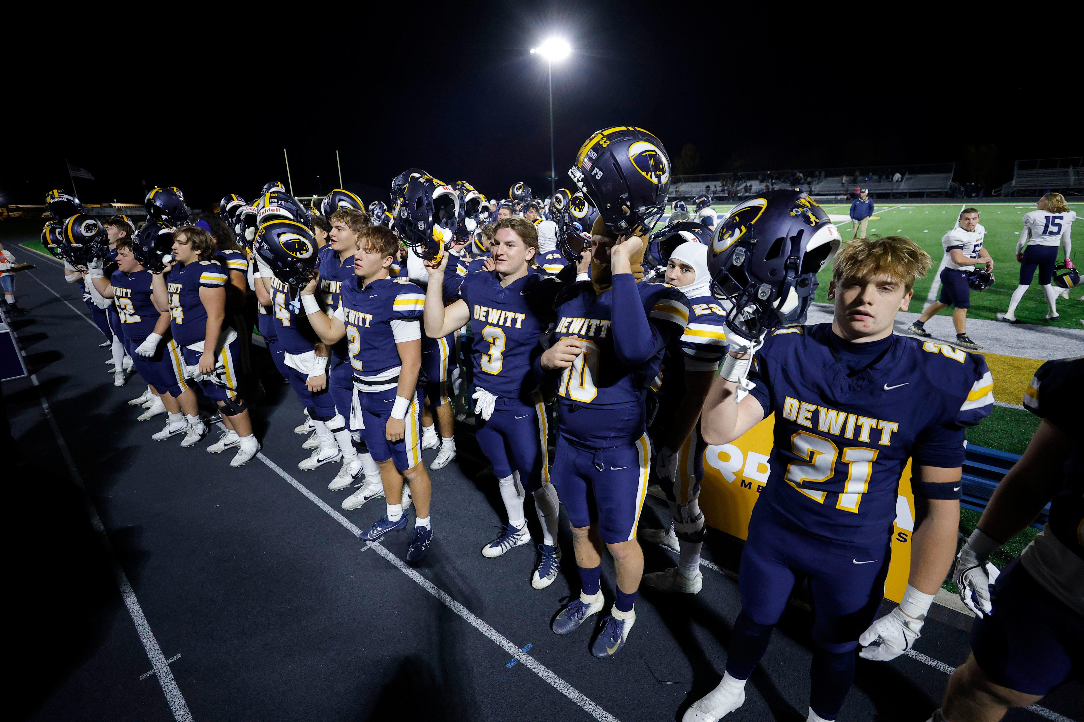 MHSAA football playoffs: DeWitt gets shot at redemption after 2024 ...