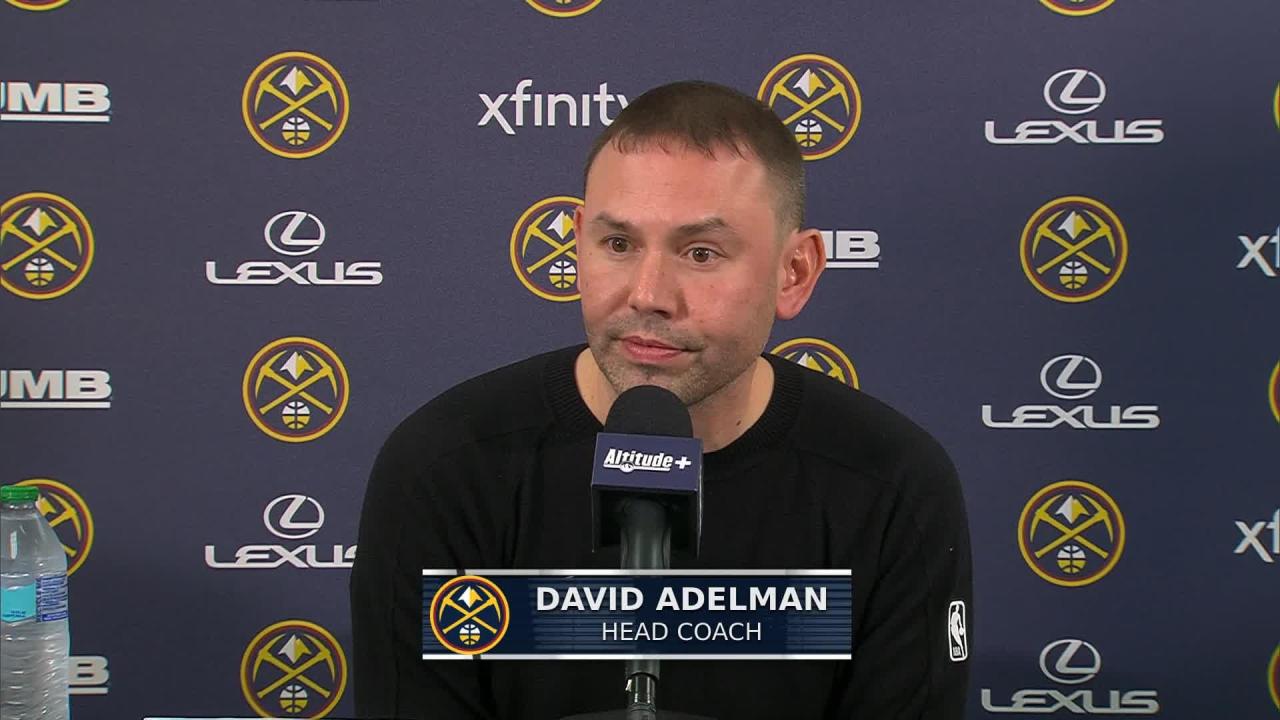 POR 109, DEN 107: Nuggets coach David Adelman Postgame Media Availability