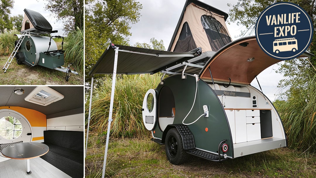 Miss Drop off Road : une mini-caravane teardrop tout-terrain