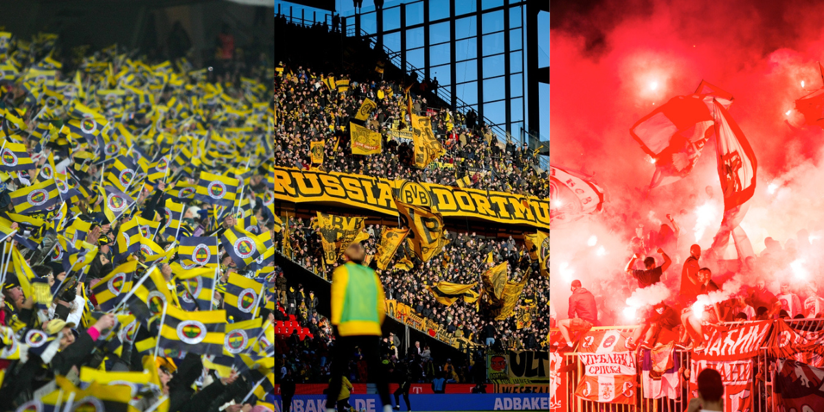 The best football fans in Europe, ranked from 15th to 1st