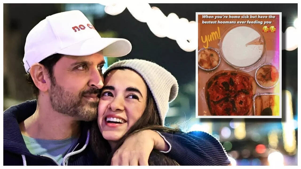 When Saba Azad’s boyfriend Hrithik Roshan’s family sent her home-cooked meal and ‘Rocket Boy ...