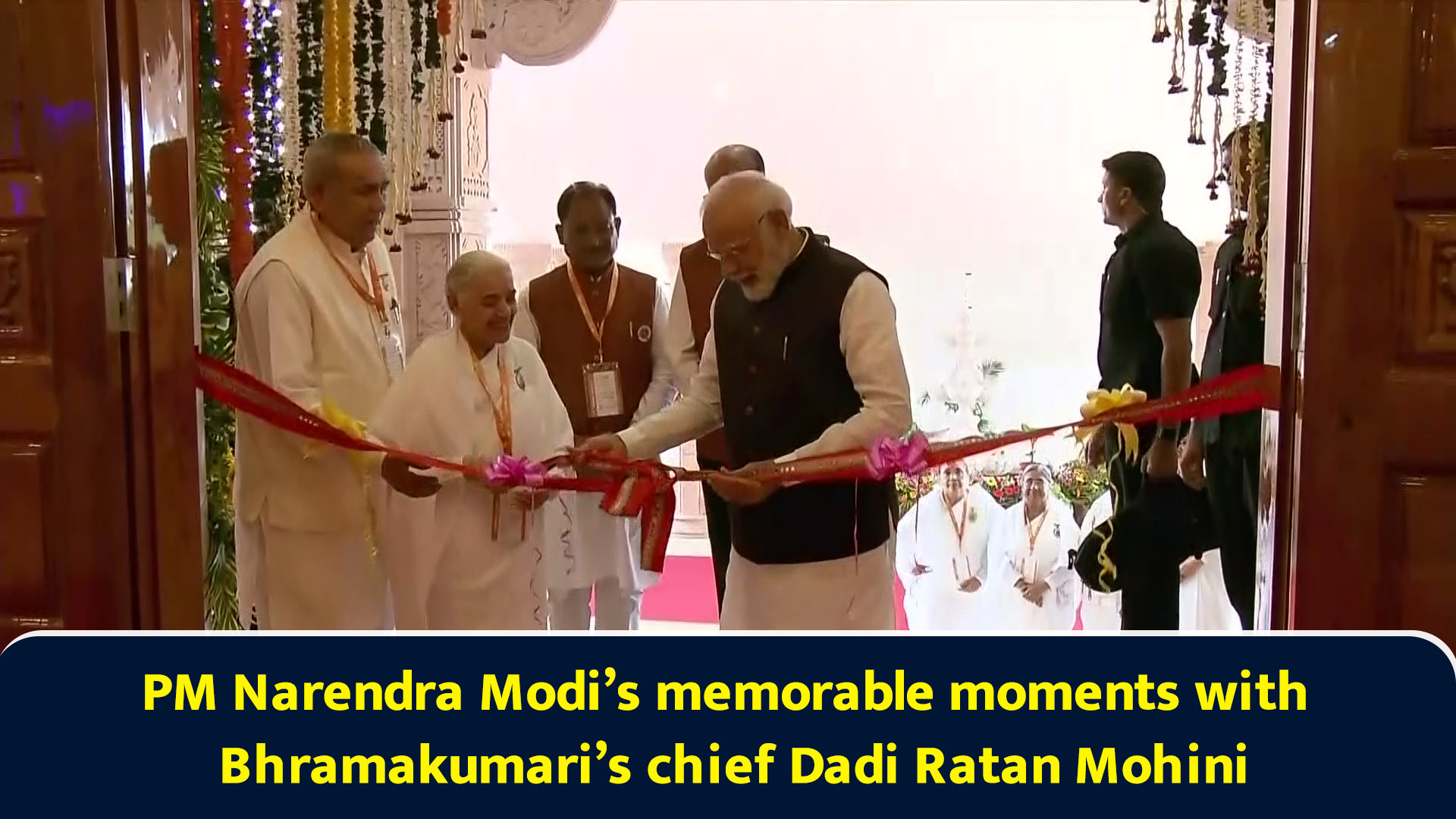 PM Narendra Modi’s memorable moments with Bhramakumari’s chief Dadi Ratan Mohini