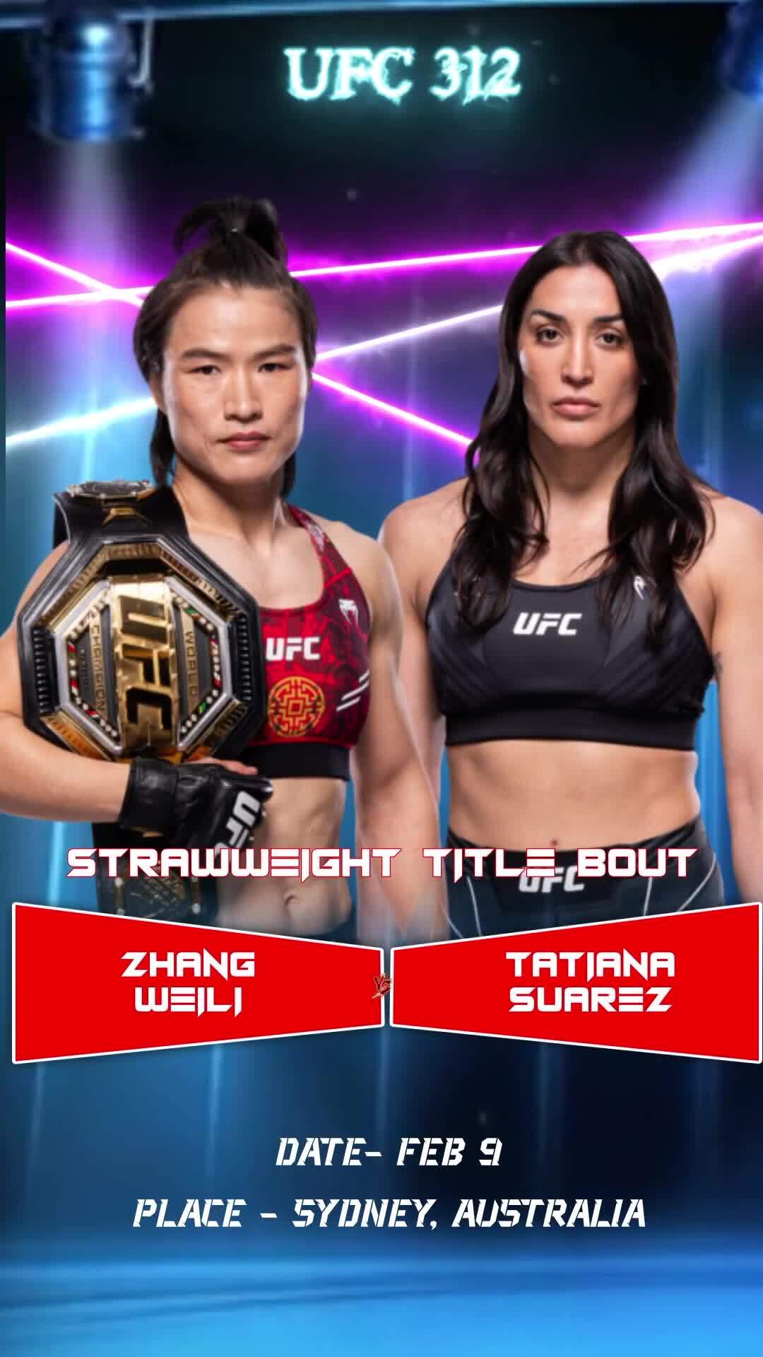 UFC 312 co-main event announced! What's your opinion?#ufc #mma #ufc312 ...