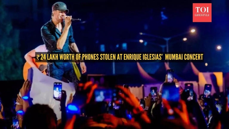 Enrique Iglesias Mumbai concert: ₹24 lakh worth of mobile phones stolen ...