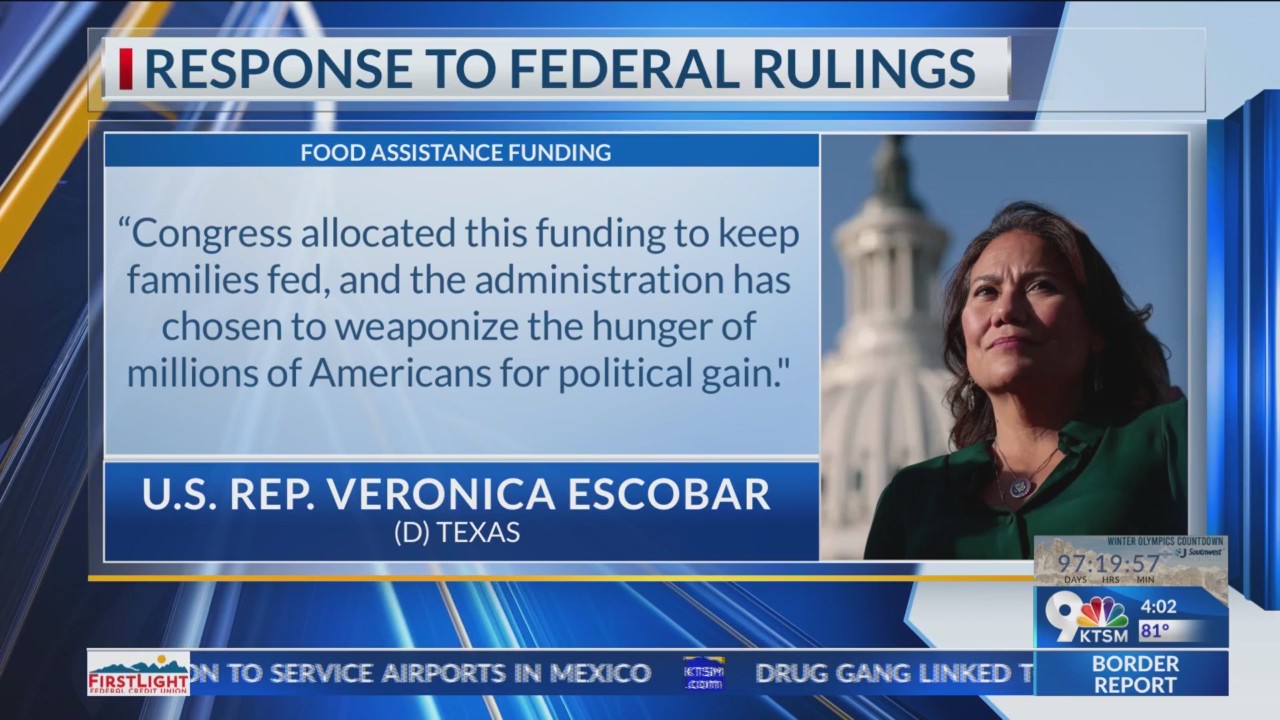 Escobar reacts to SNAP court rulings