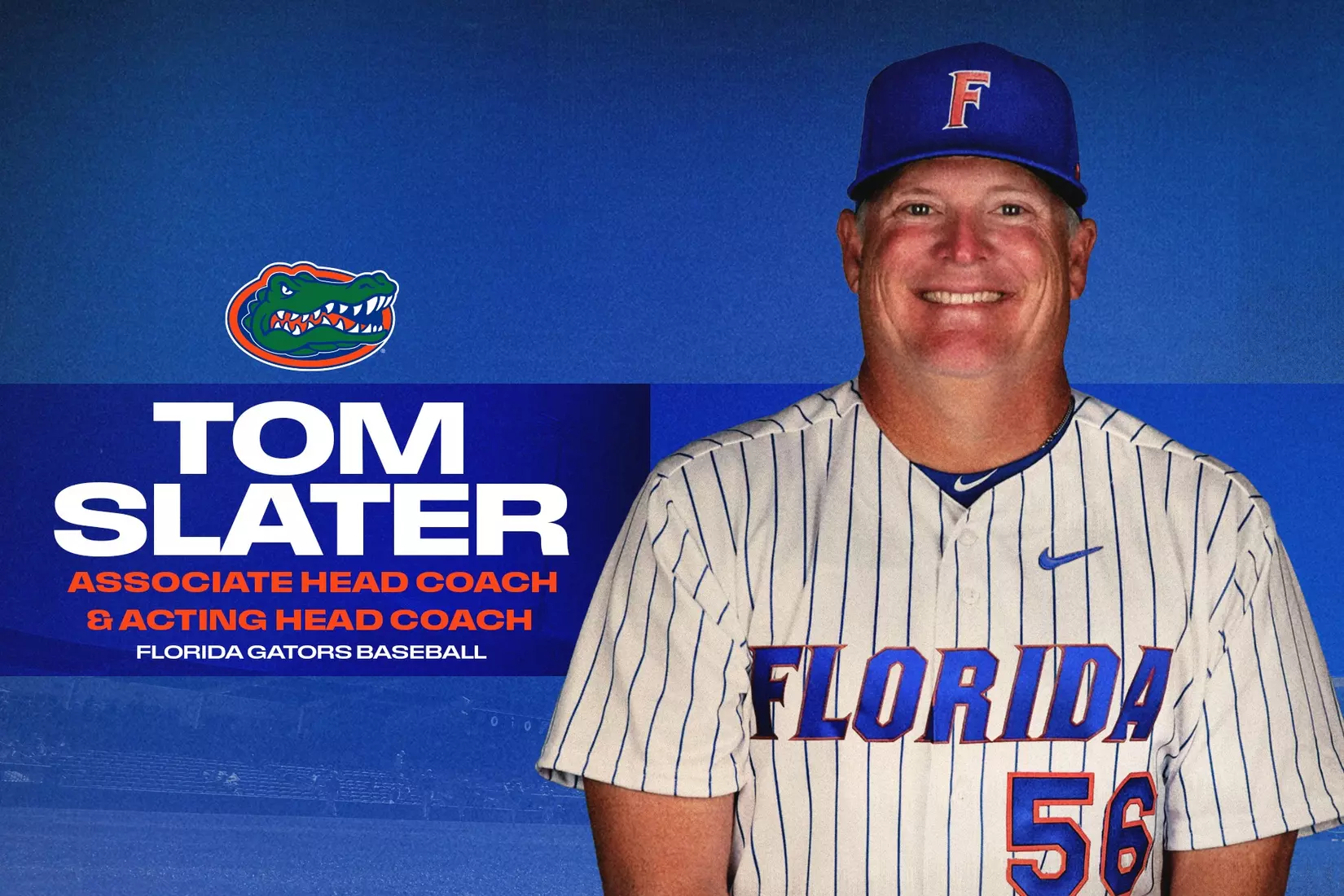 Florida Baseball announces addition of veteran coach Tom Slater to staff