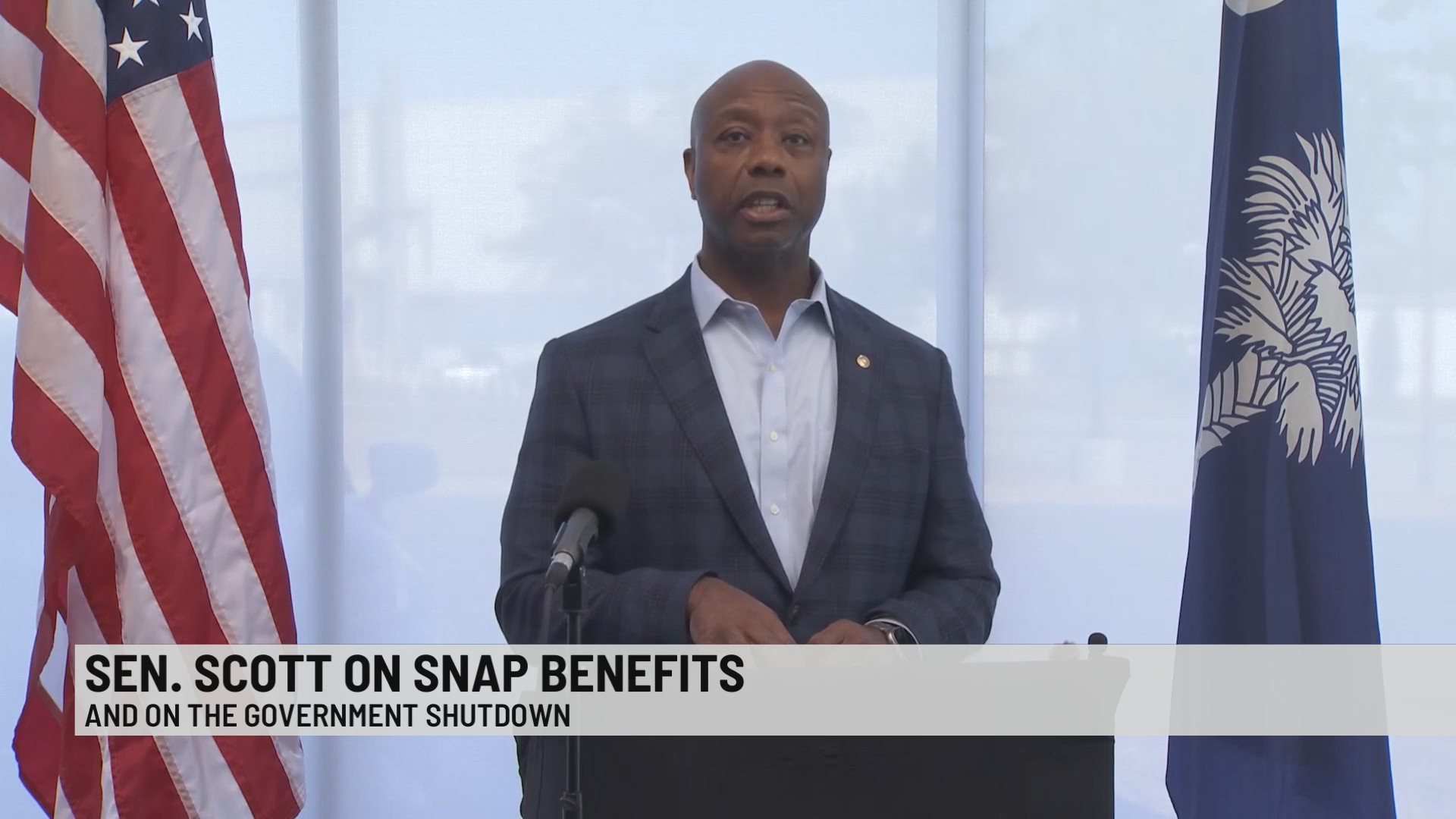 Sen. Tim Scott discusses SNAP benefits amid government shutdown