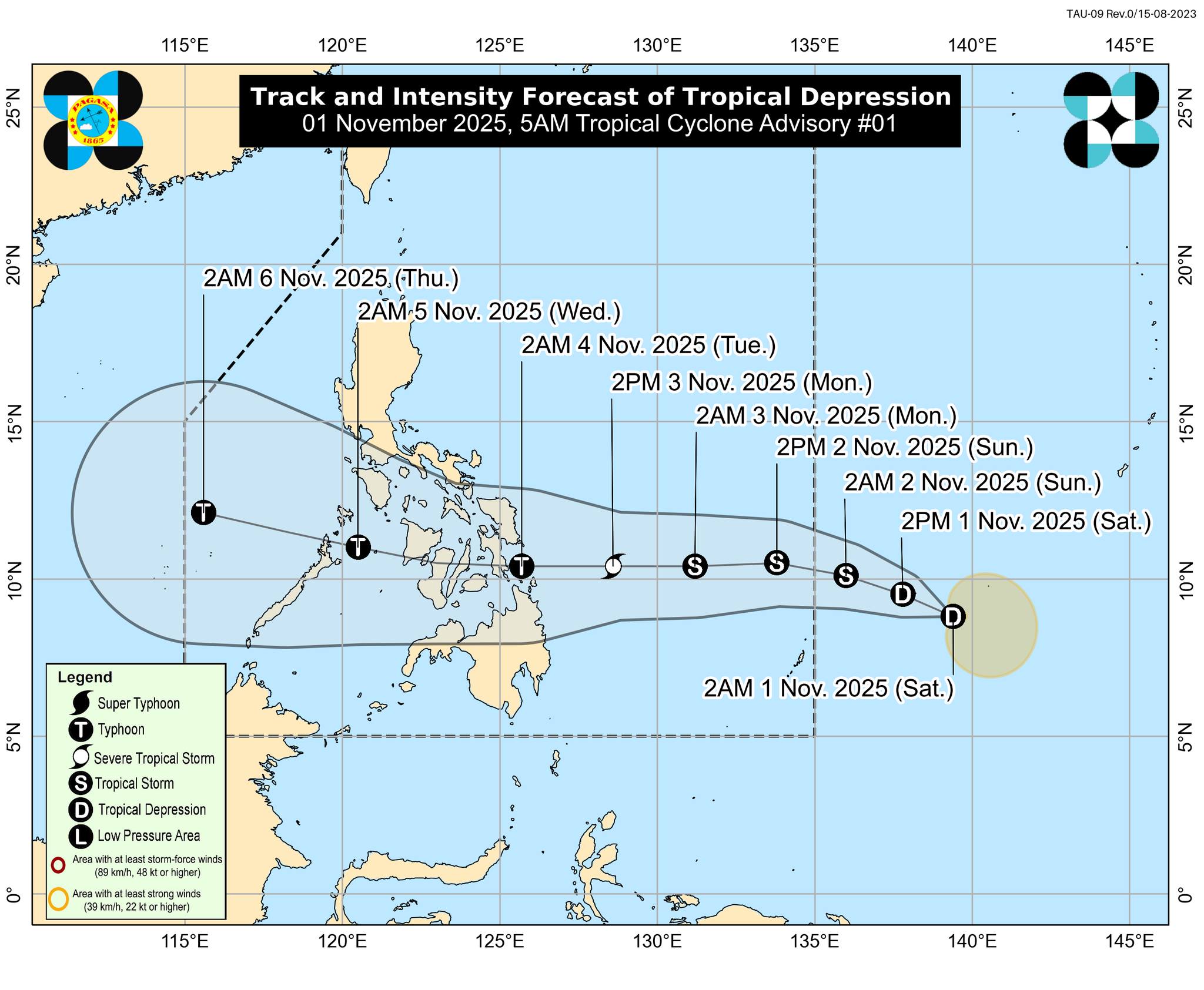 Cyclone outside PAR may intensify to a typhoon before landfall – Pagasa