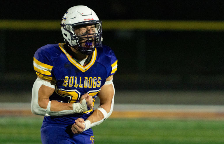 Which high school football players earned All-Ohio in divisions II, III?