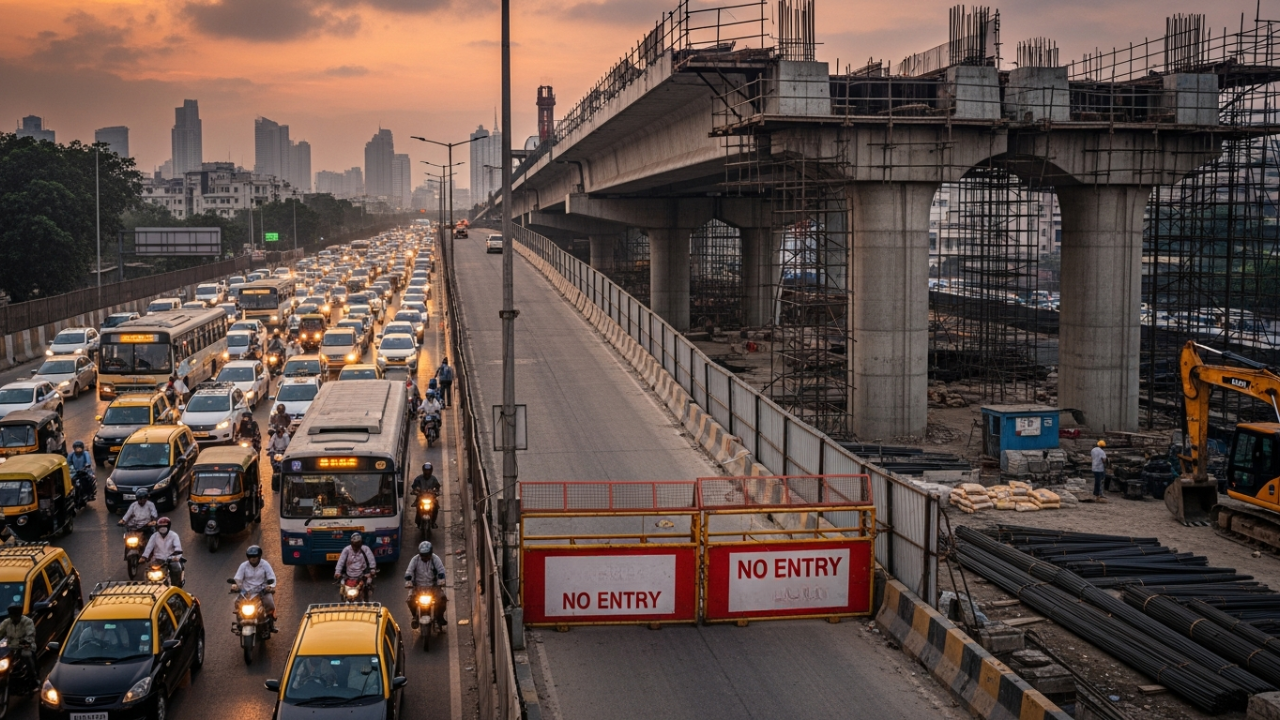 No Right Turn at Mumbai Intersection as Traffic Advisory Issued for ...