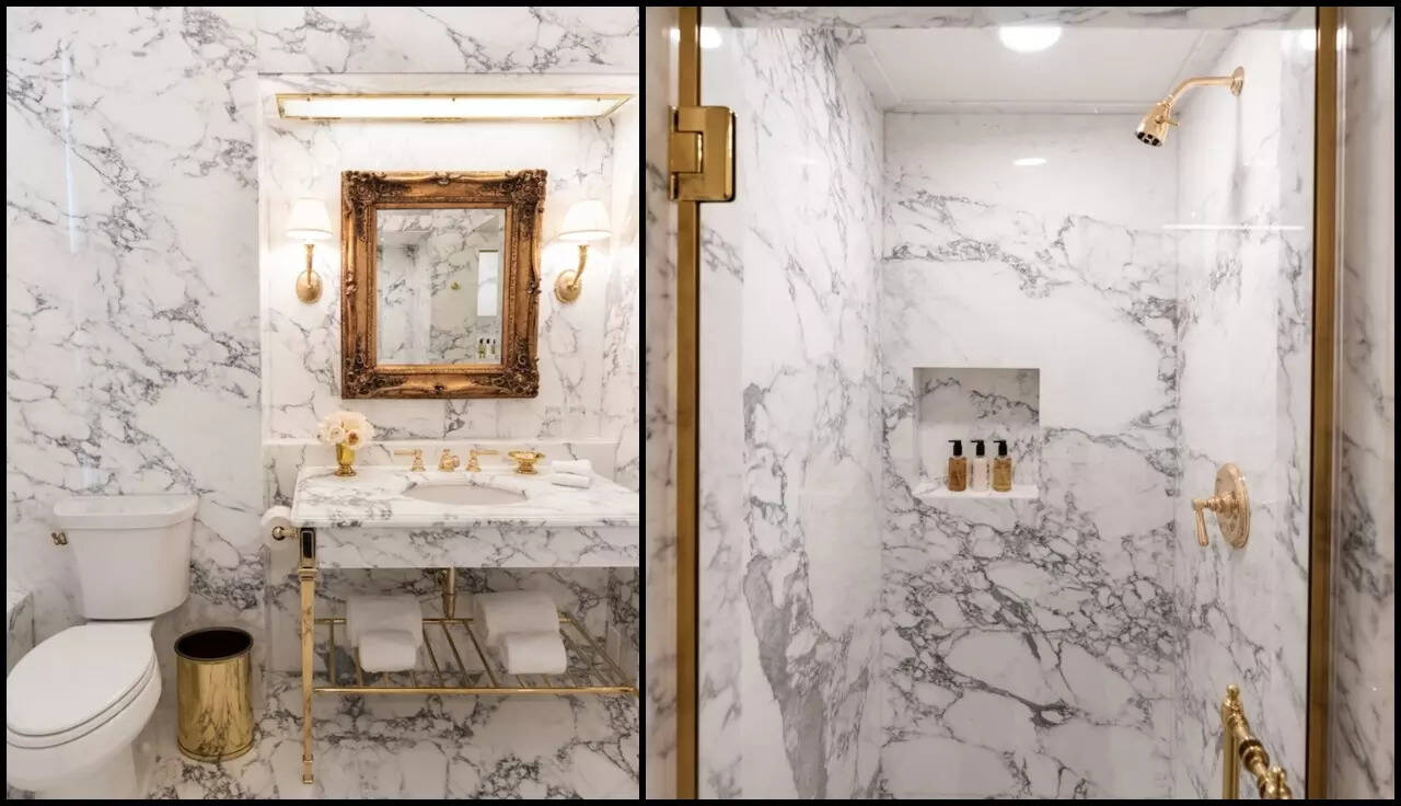 Trump unveils renovated Lincoln Bedroom bathroom; critics call it tone ...
