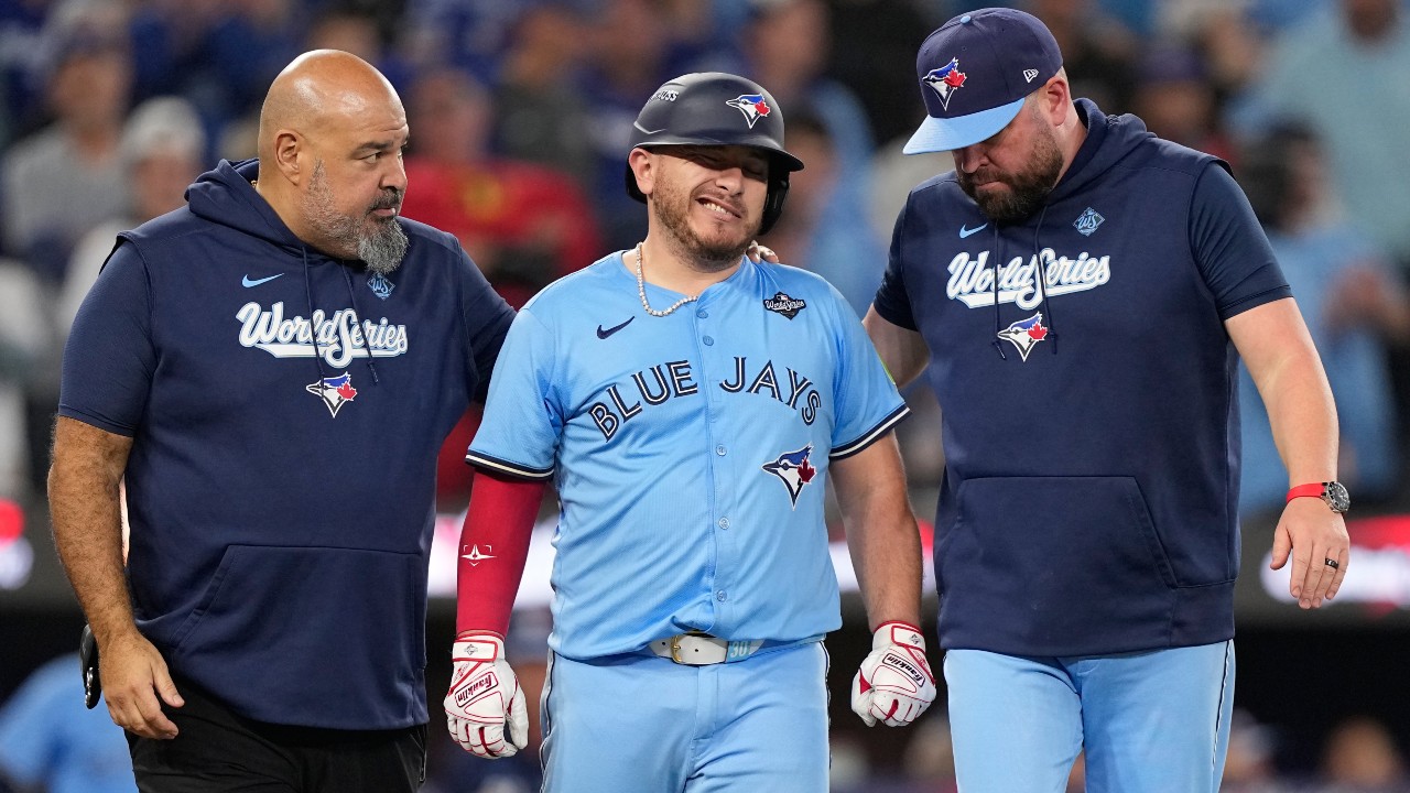 Blue Jays’ Kirk says he’s good to go for Game 7 after hit-by-pitch