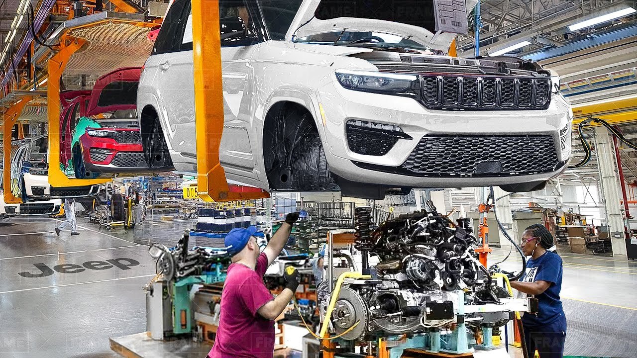Exploring the US mega factory behind the production of the new Jeep ...