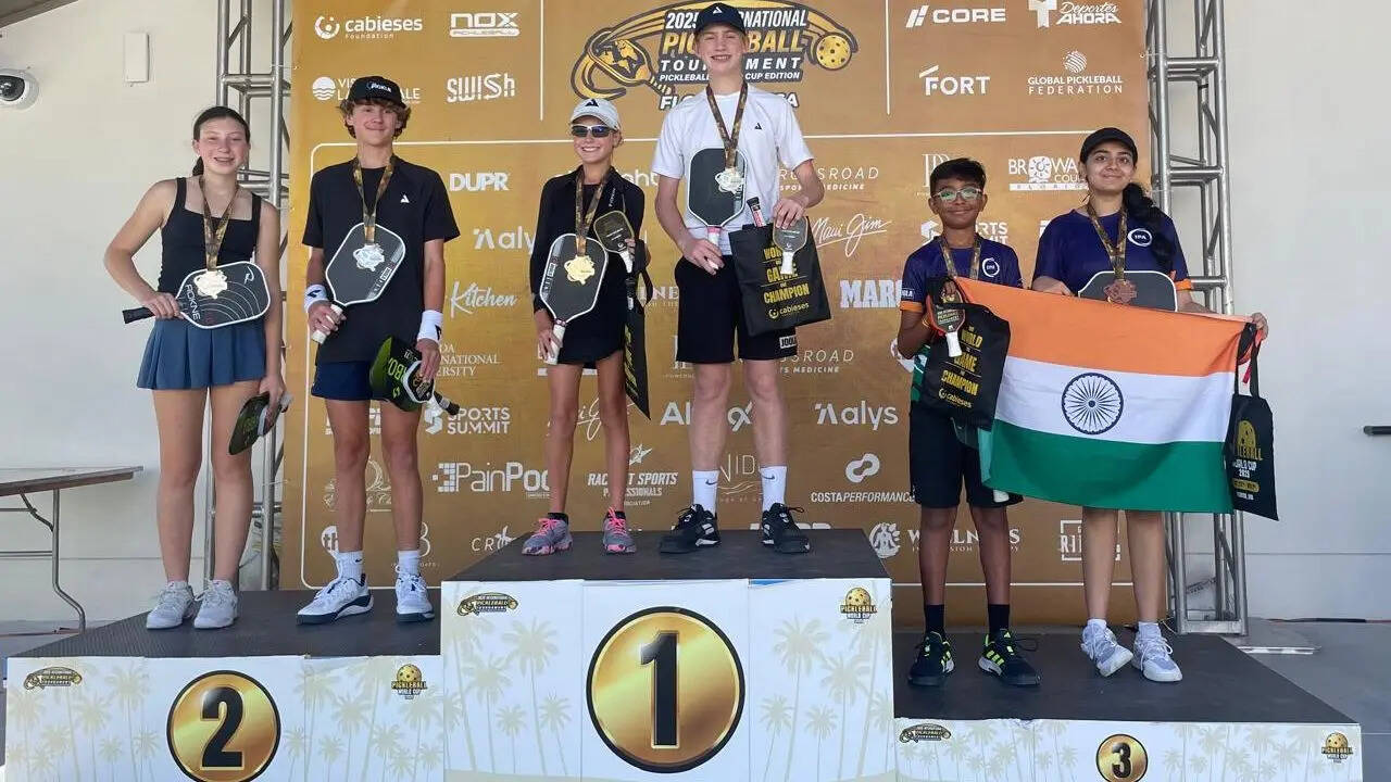 Veer Shah and Anushka Chhabria Clinch Bronze in U14 Mixed Doubles ...