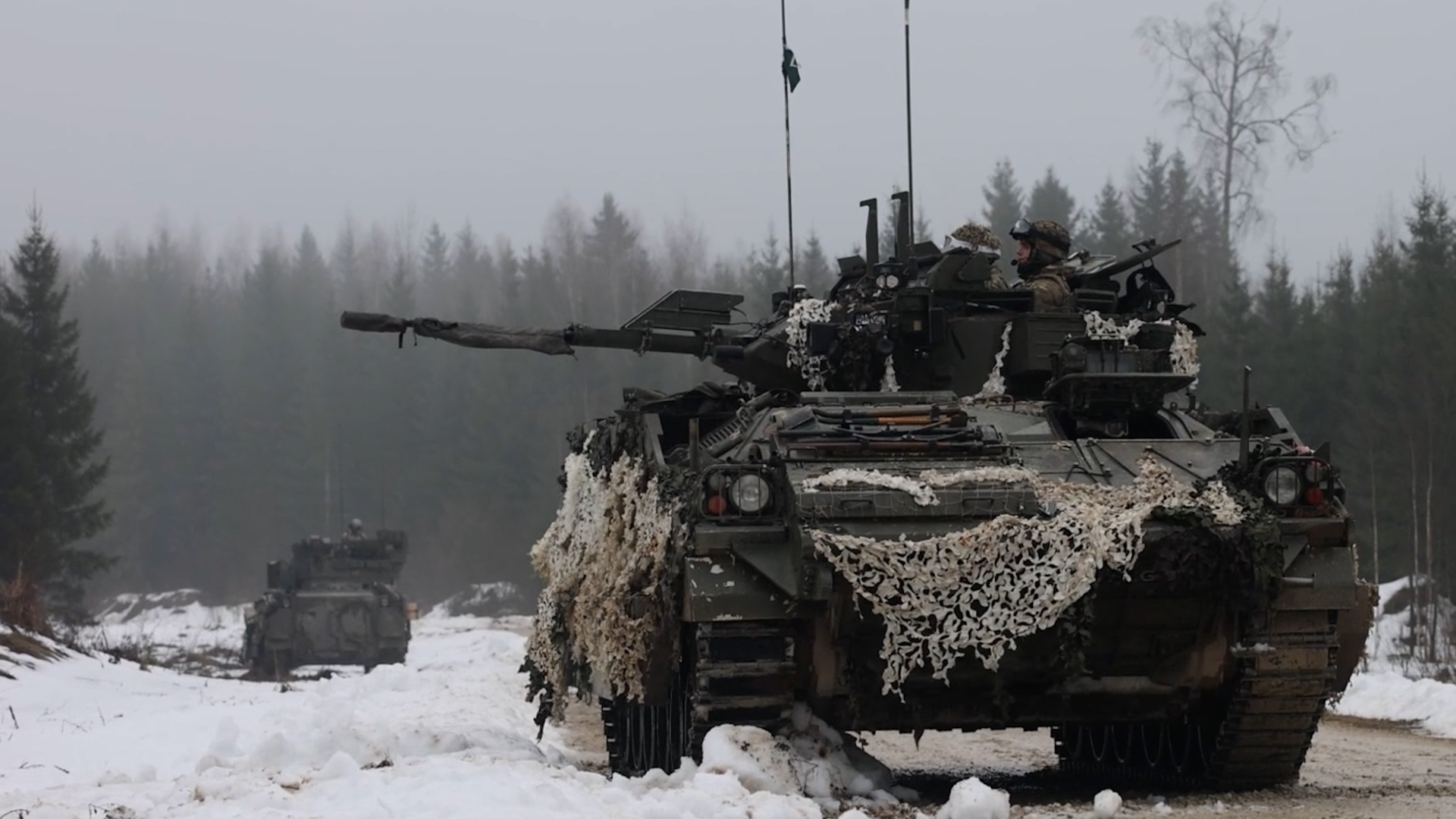 US- und NATO-Armee trainieren beim Winterlager