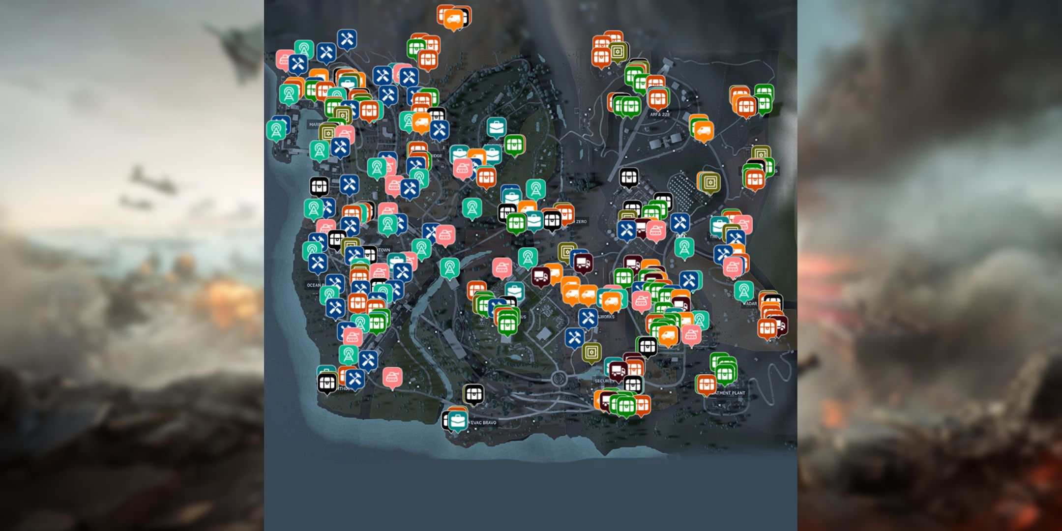 Battlefield REDSEC Fort Lyndon Interactive Map