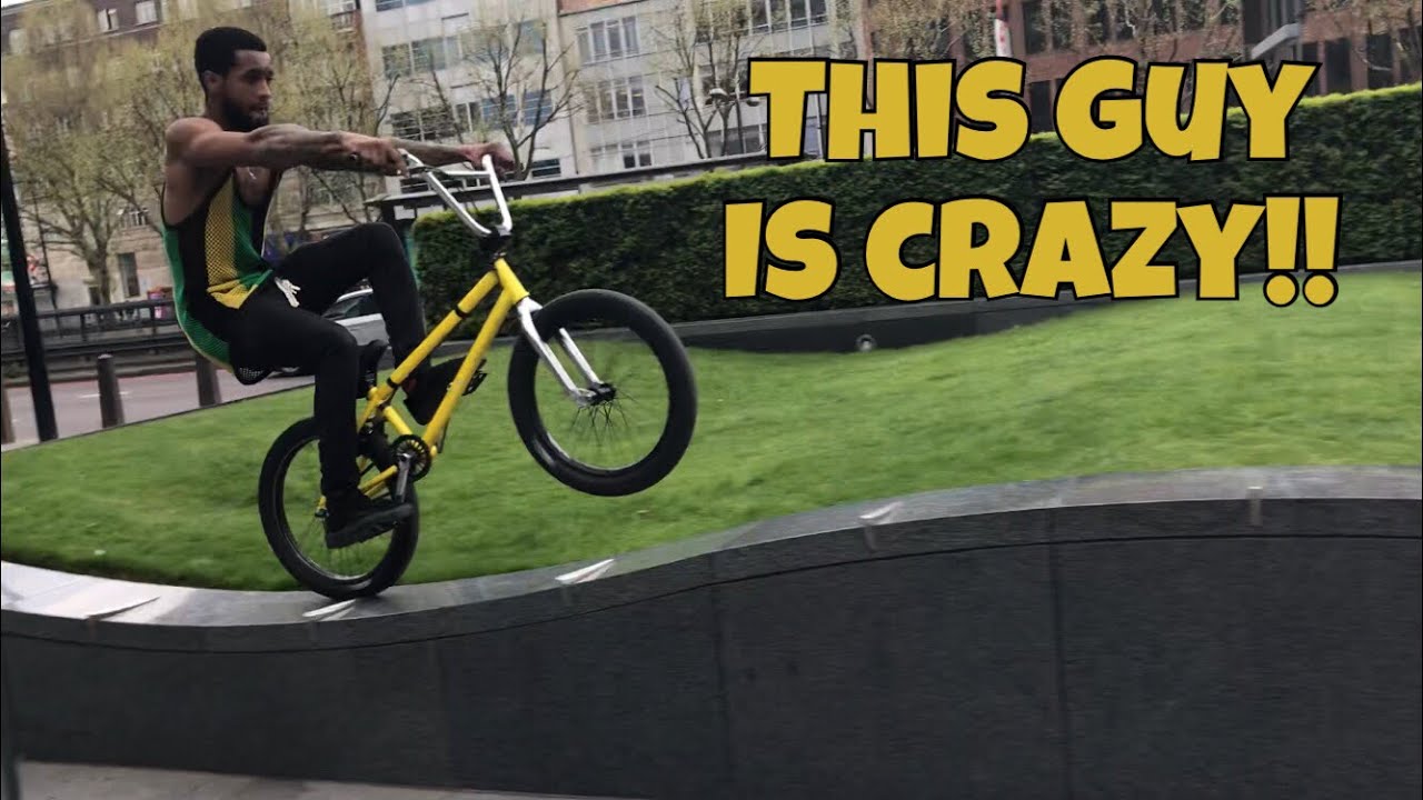 BMX freestyle ride through the heart of London