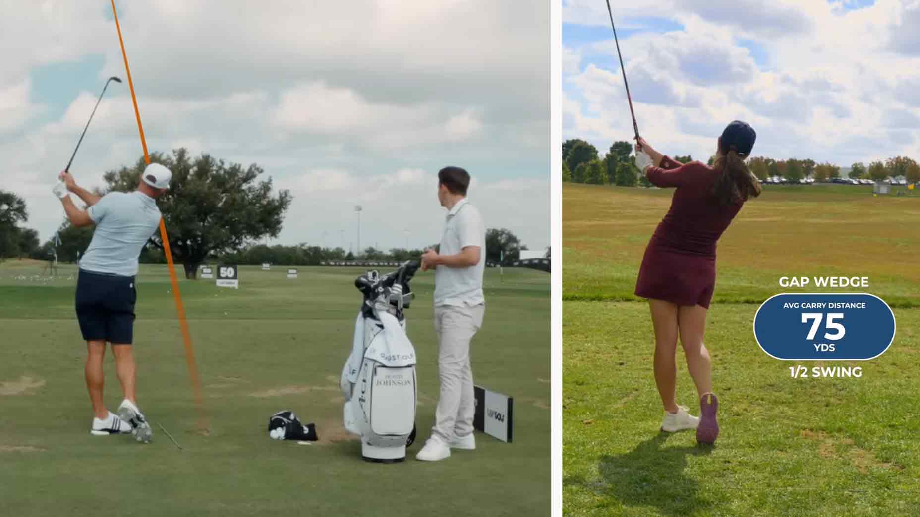 I tried Dustin Johnson's wedge combine drill - here's what I learned