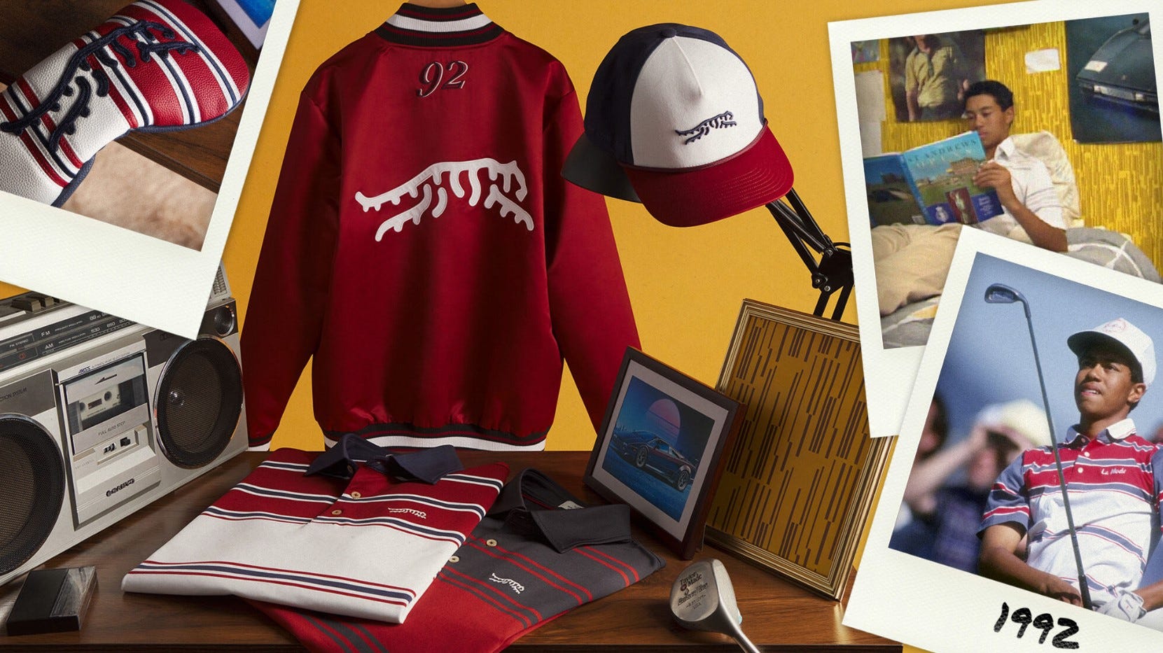 Sun Day Red pays homage to Tiger Woods' debut with limited edition 'The ...