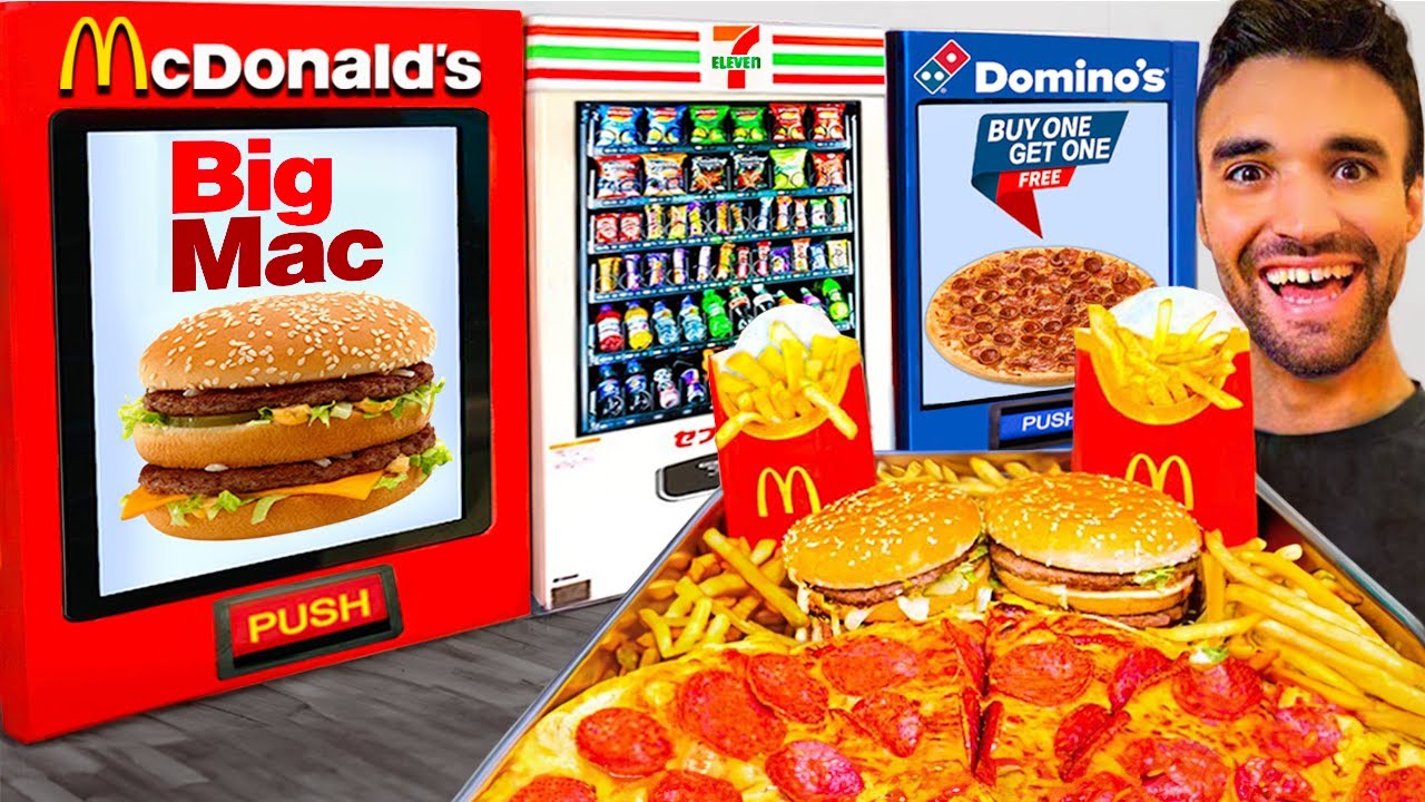 I ate at world’s most unique vending machines
