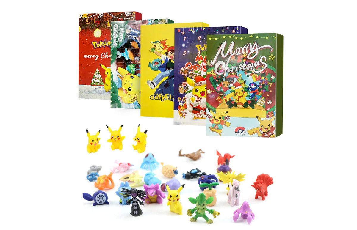 24 minifiguras Pokémon: llega la hora de los calendarios de adviento y ...
