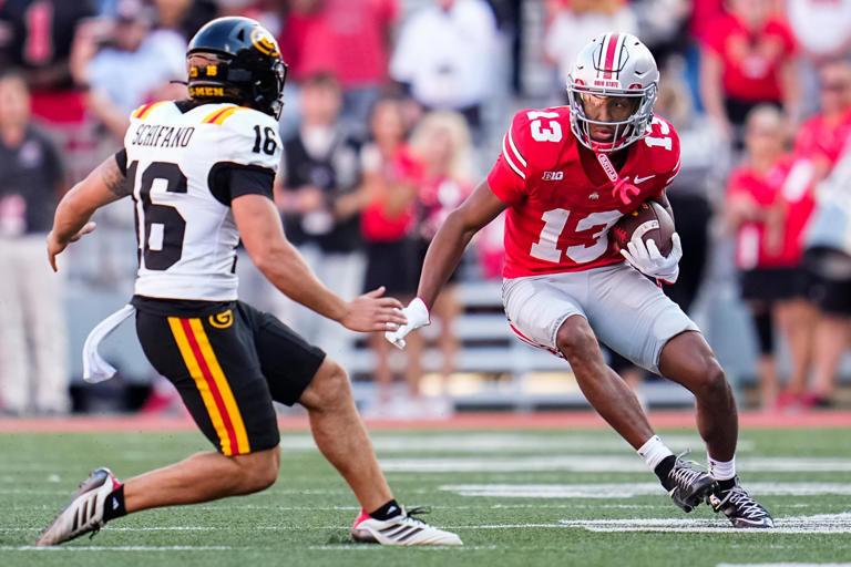 Ohio State football receiver Bryson Rodgers available to return for ...