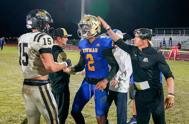 Jyron Hughley's huge night not enough for Cardinal Newman football vs ...