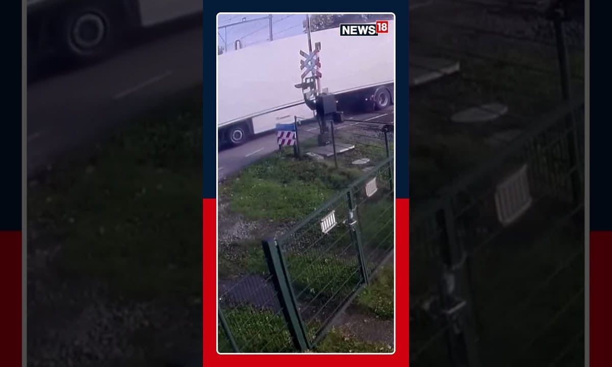 CCTV Footage Captures The Exact Moment A High-Speed Passenger Train ...