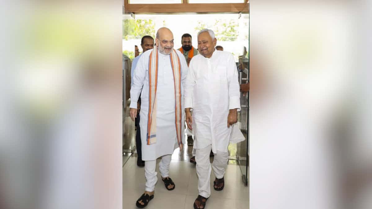 Choice between Modi-Nitish vs RJD’s ‘jungle raj’ in Bihar polls: Amit Shah