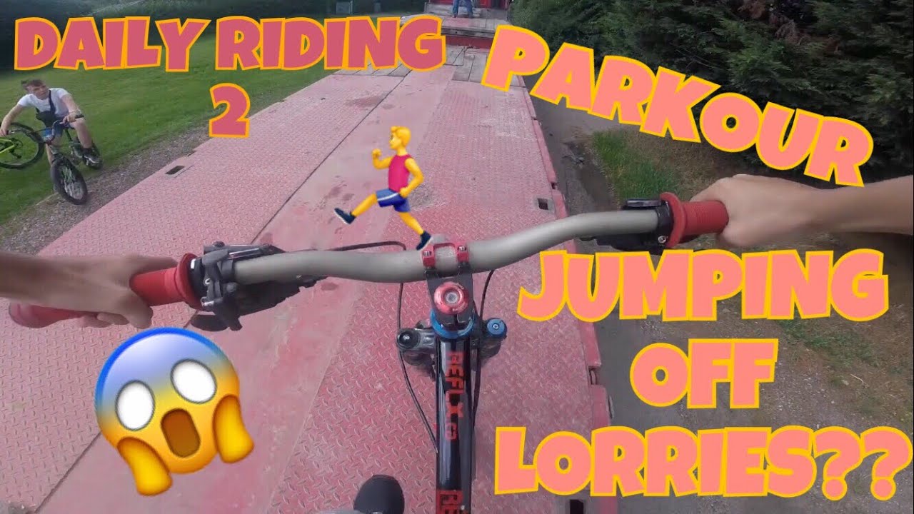 Little Harry’s daily ride featuring big jumps, parkour, and a farmer chase