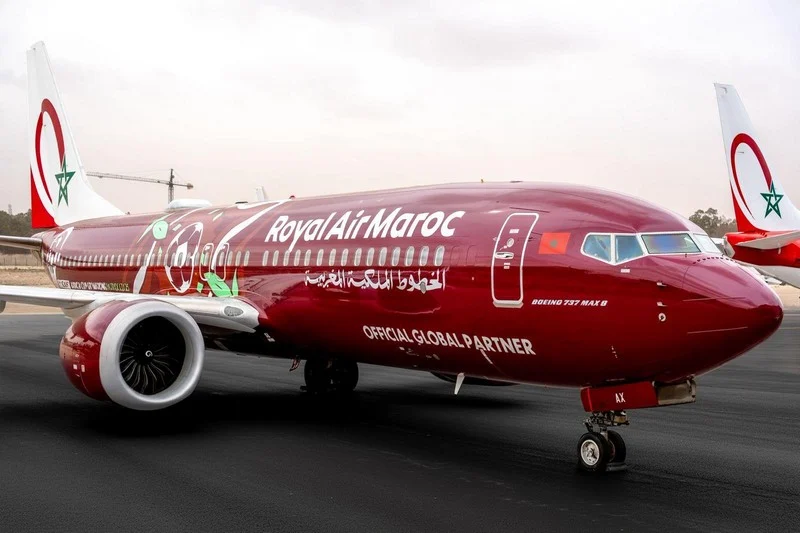 In pictures: Royal Air Maroc unveils special aircraft livery for AFCON 2025