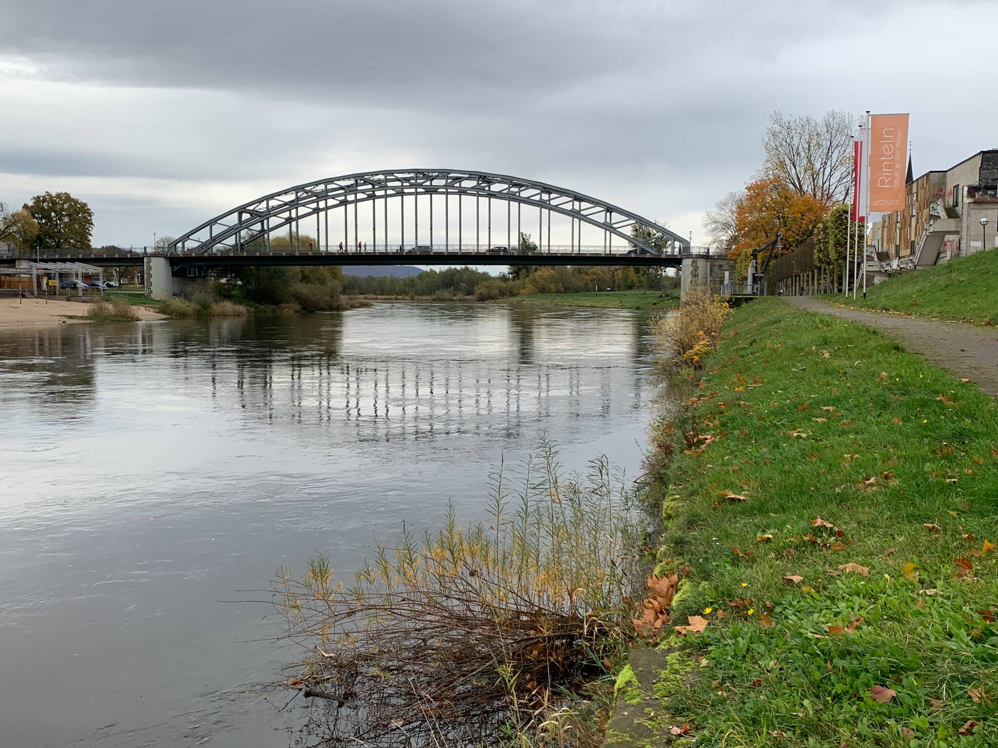 Schone Wasserstand Weser Bremen Bild