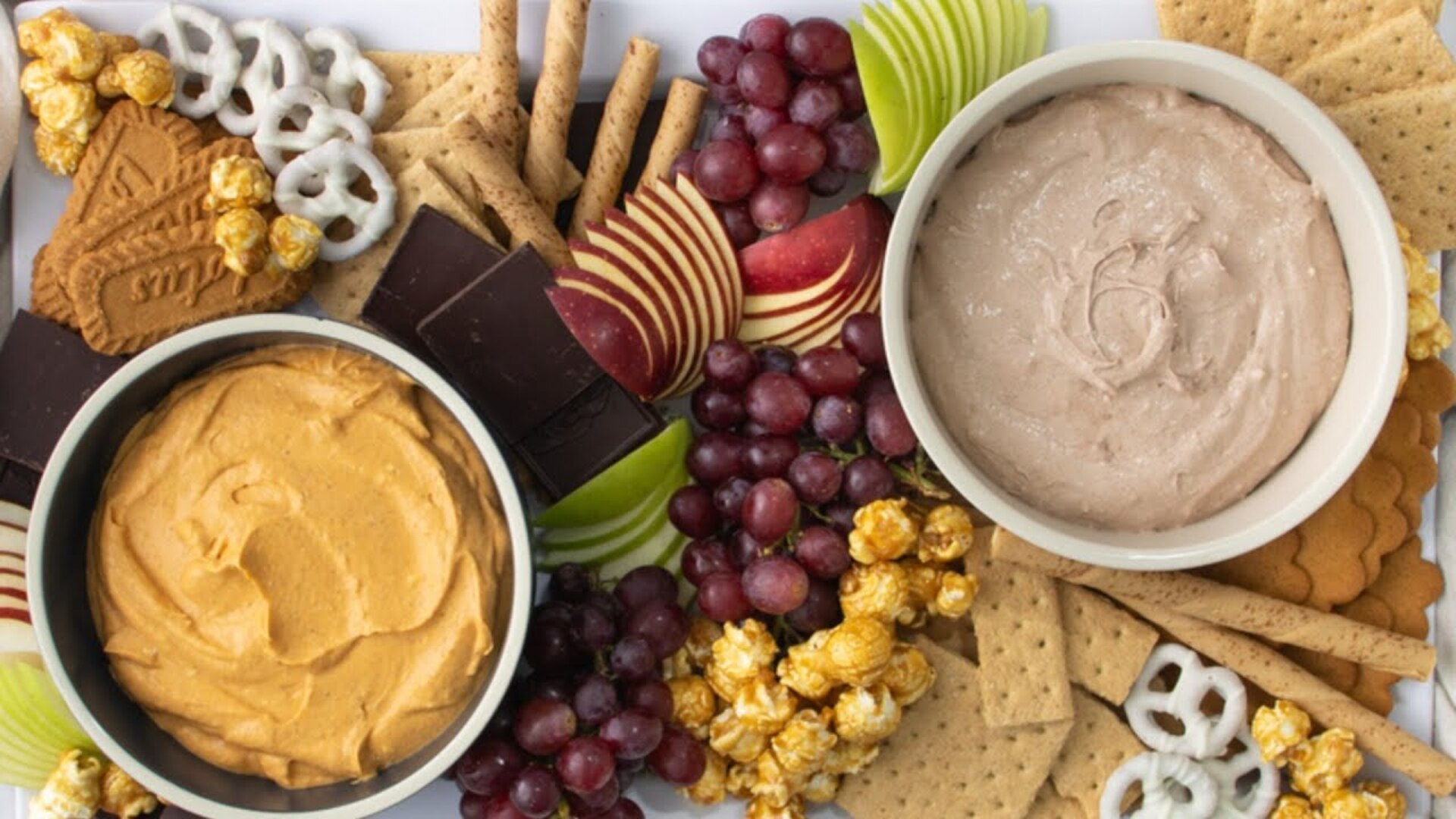 Fall Dessert Board With Pumpkin And Hot Cocoa Dips Recipe