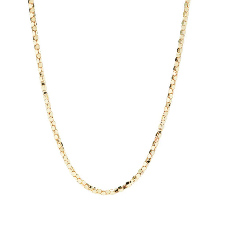 This Gold-Plated Popcorn Chain Necklace Is Now 52% Off, and It's ...