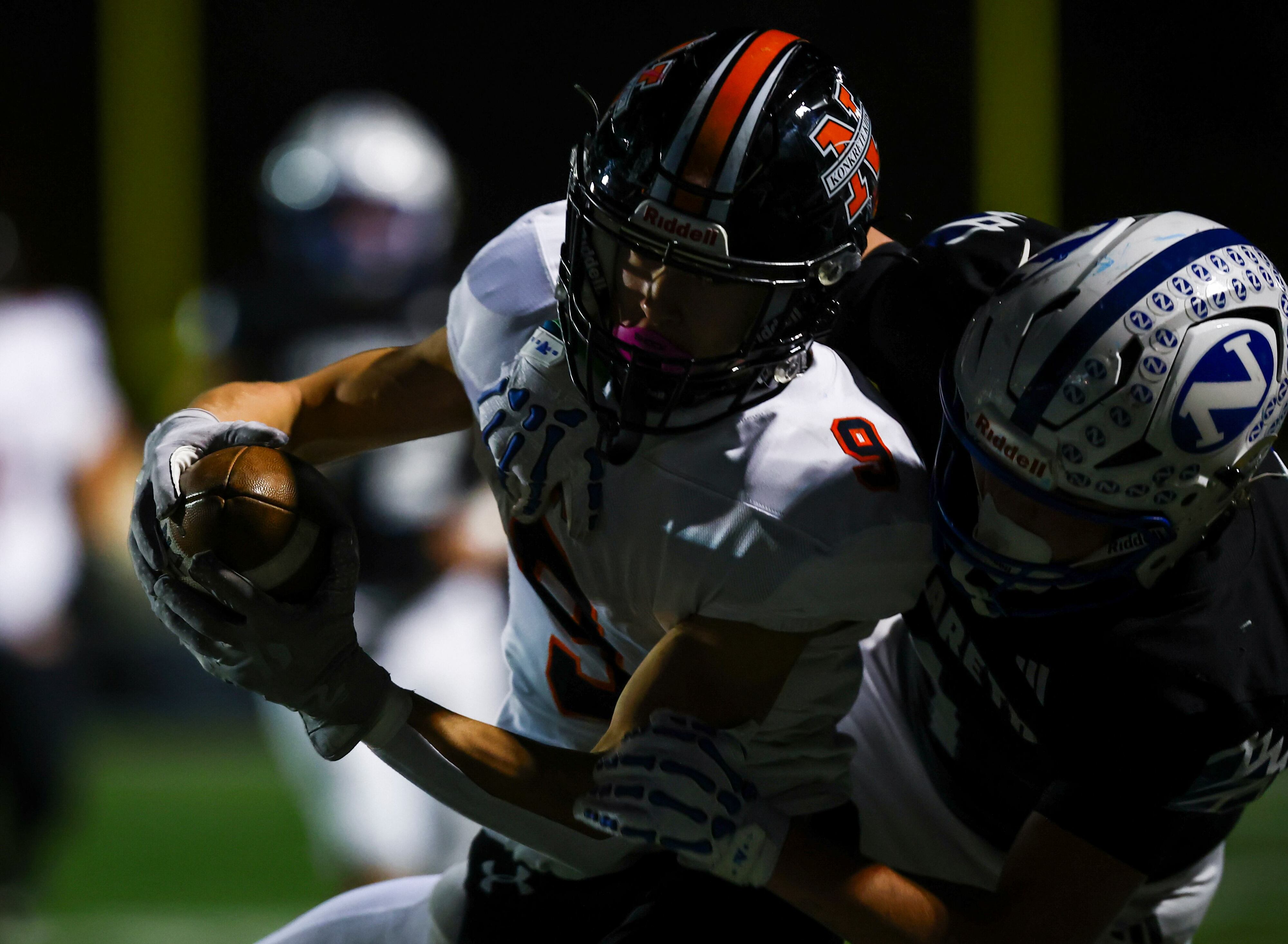 Nazareth football rallies in 2nd half to earn wild district playoff win ...