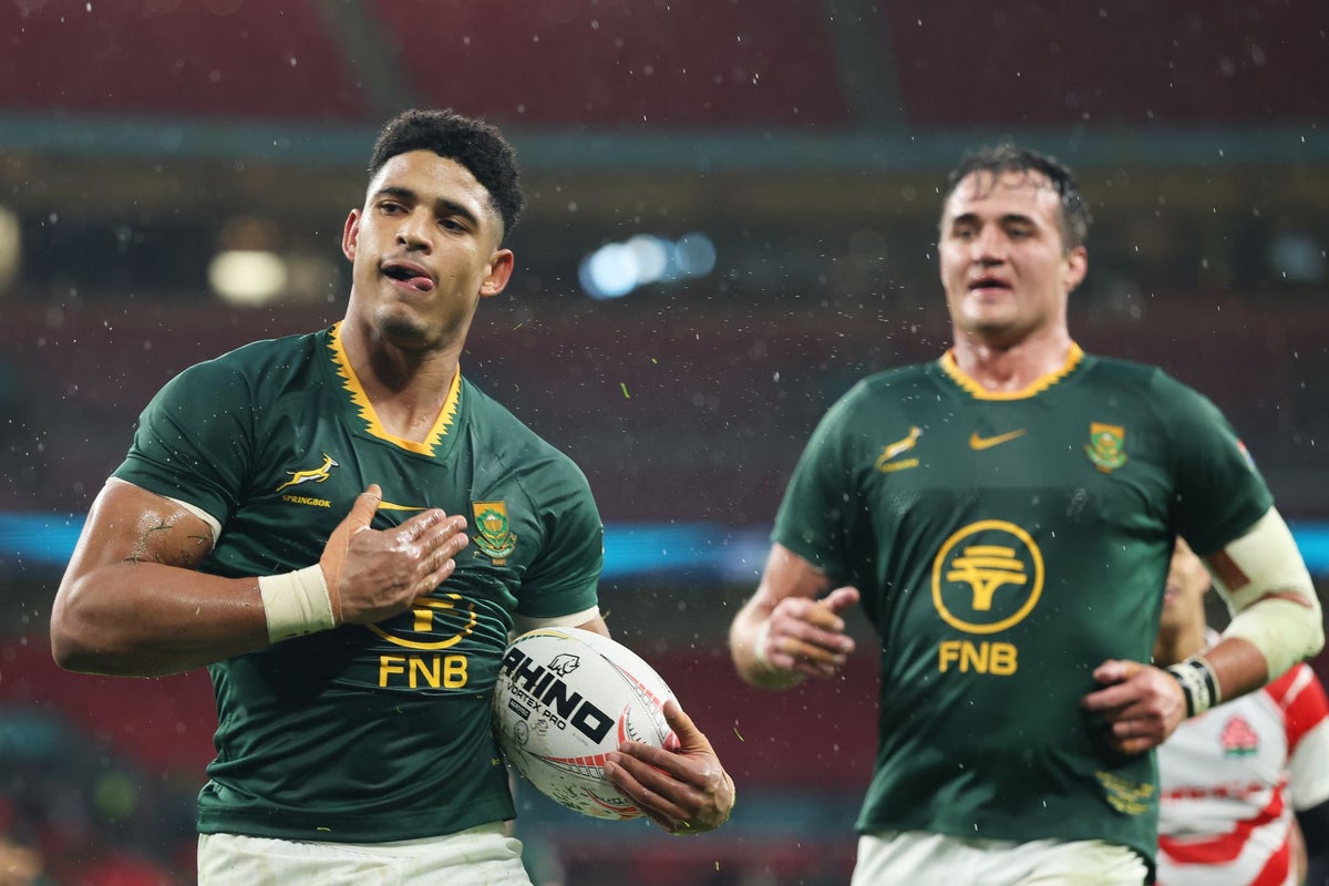 Brilliant Springboks thrash Japan at Wembley