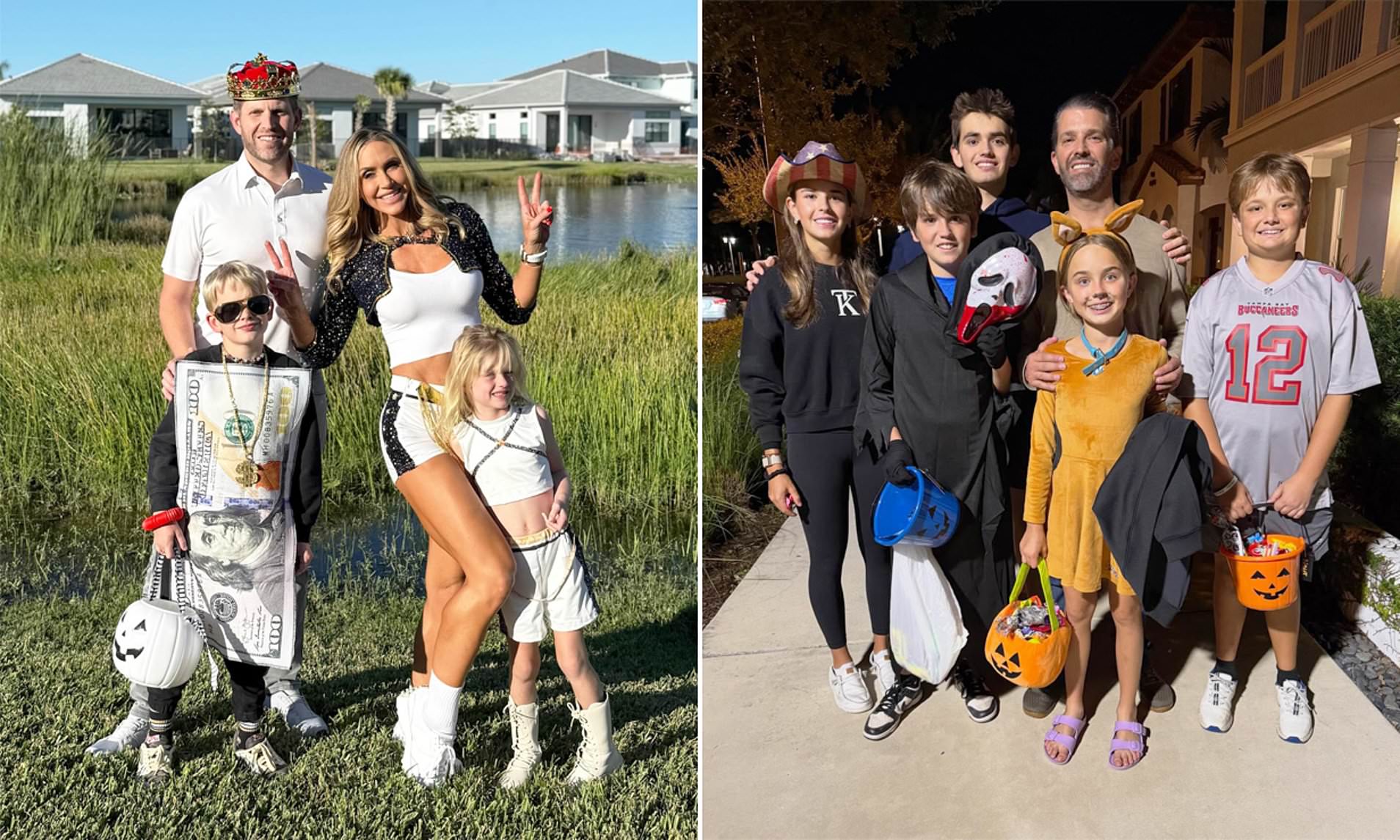 Eric and Lara lead Trump family Halloween costumes with swipe at No ...